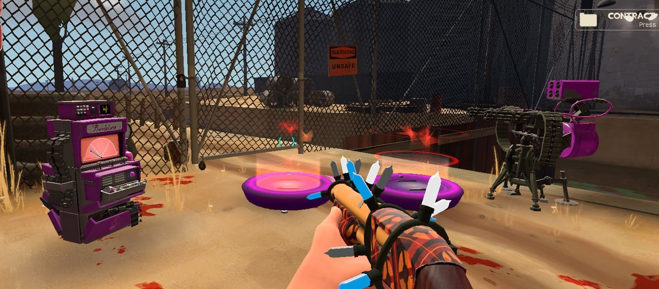 Turquoise vs Violet Engineer buildings [Team Fortress 2] [Mods]