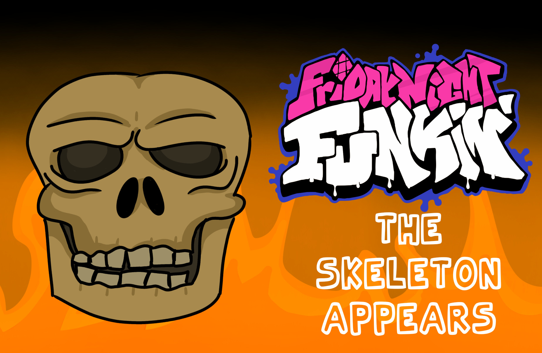 VS the skeleton appears (fnf mod) [Friday Night Funkin'] [Mods]