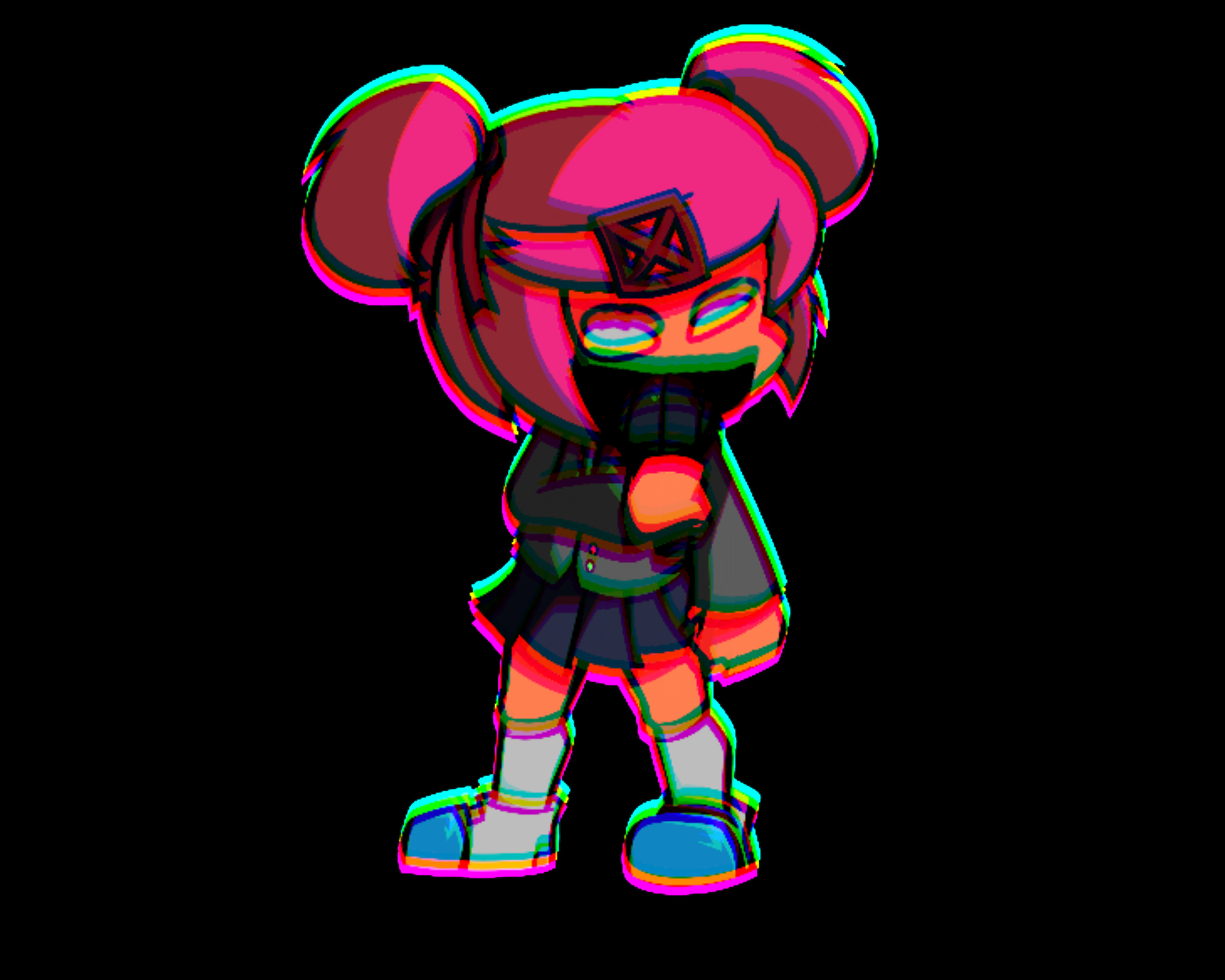 Pibby Natsuki for psych engine Mod for Friday Night Funkin' | FNF Mods