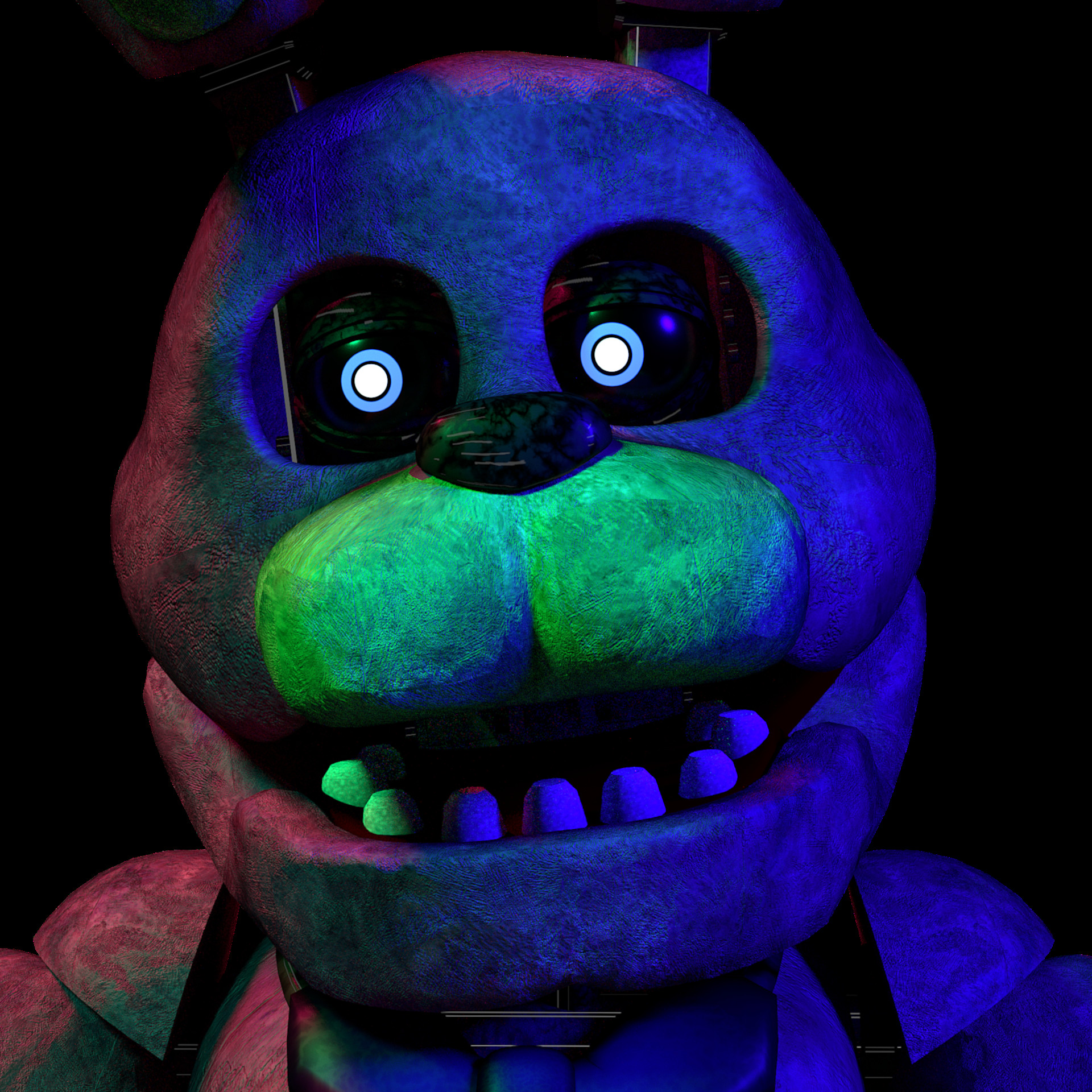 Black Light Bonnie Mod Mod for Ultimate Custom Night | UCN Mods