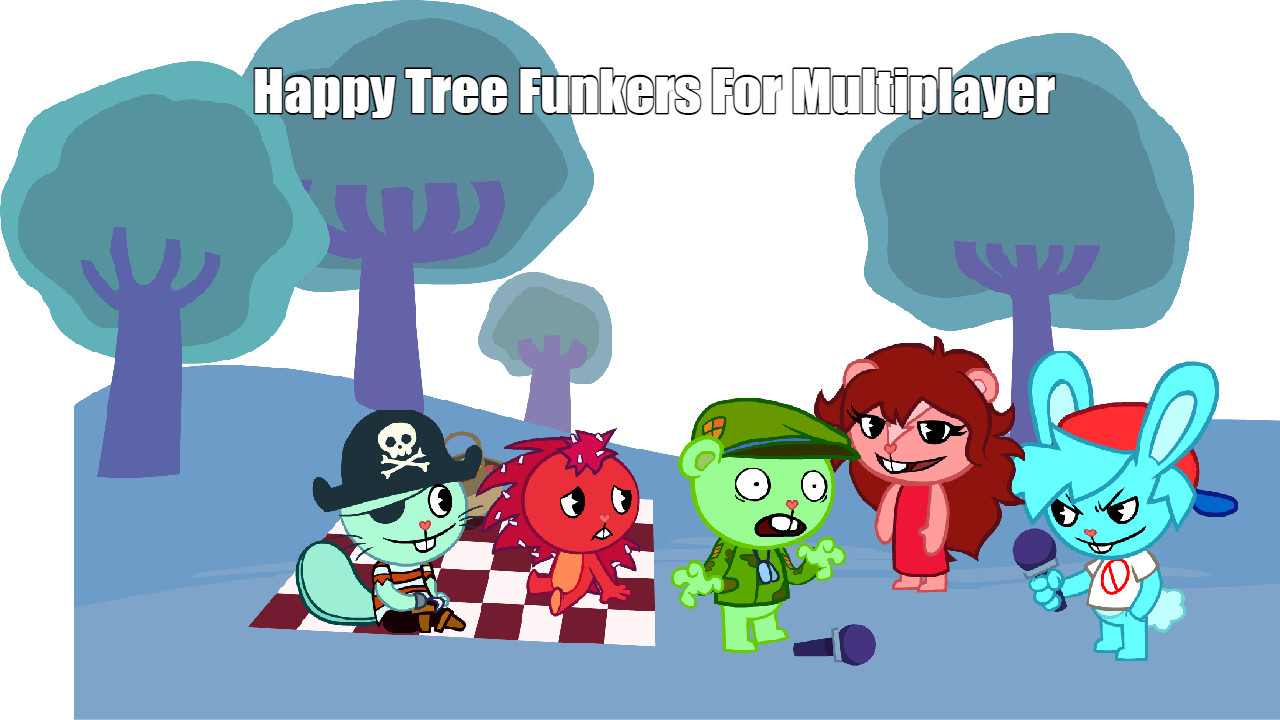 Happy Tree Funkers For Multiplayer Mod for Friday Night Funkin' | FNF Mods