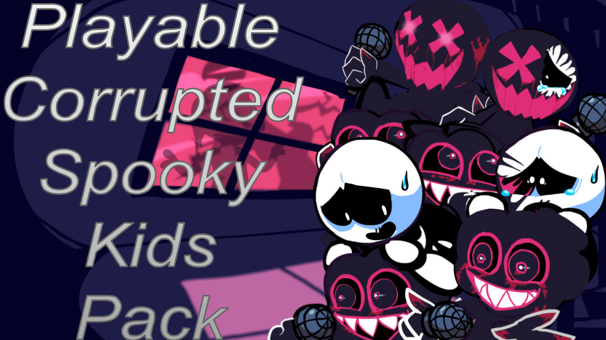 Playable Corrupted Spooky Kids Pack [Friday Night Funkin'] [Mods]