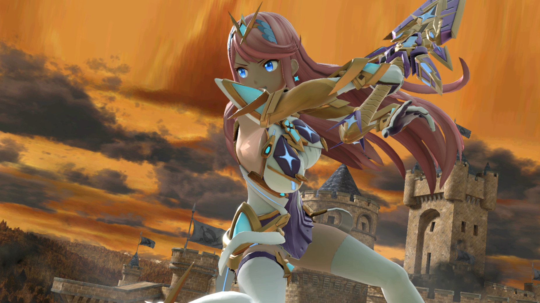 Angelic Buster & Kaiser Pyra/Mythra Mod for Super Smash Bros. Ultimate ...