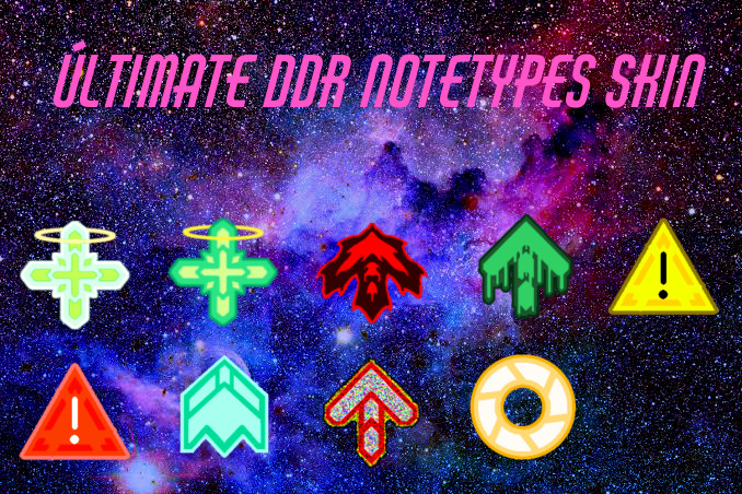 Ultimate DDR skins note pack Mod for Friday Night Funkin' | FNF Mods