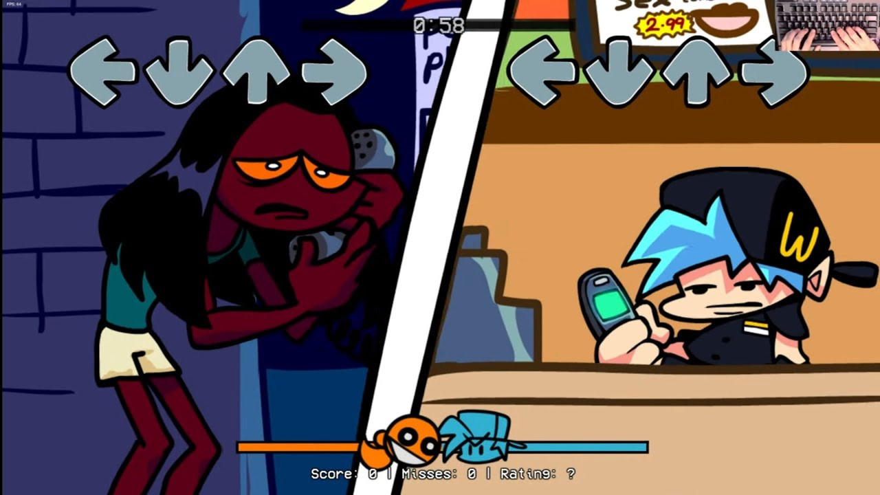 FNF Hungry but 6k Mod for Friday Night Funkin' | FNF Mods