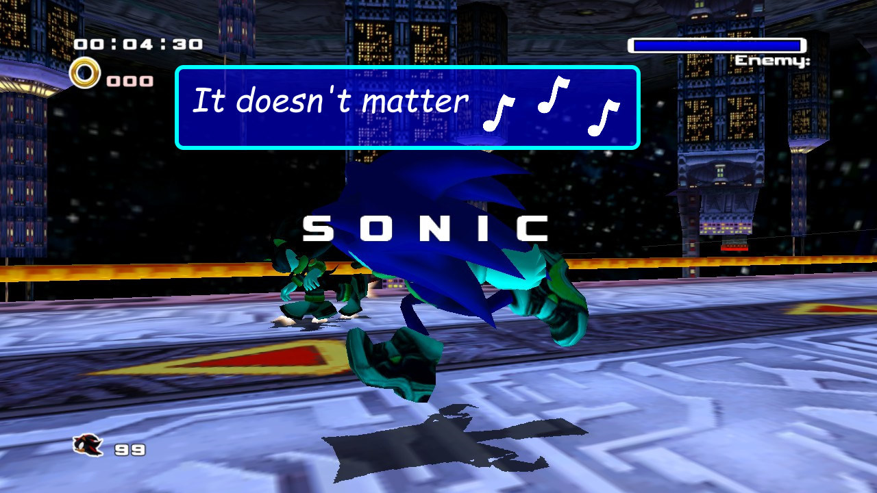 Character theme music during versus battles Mod for Sonic Adventure 2 ...