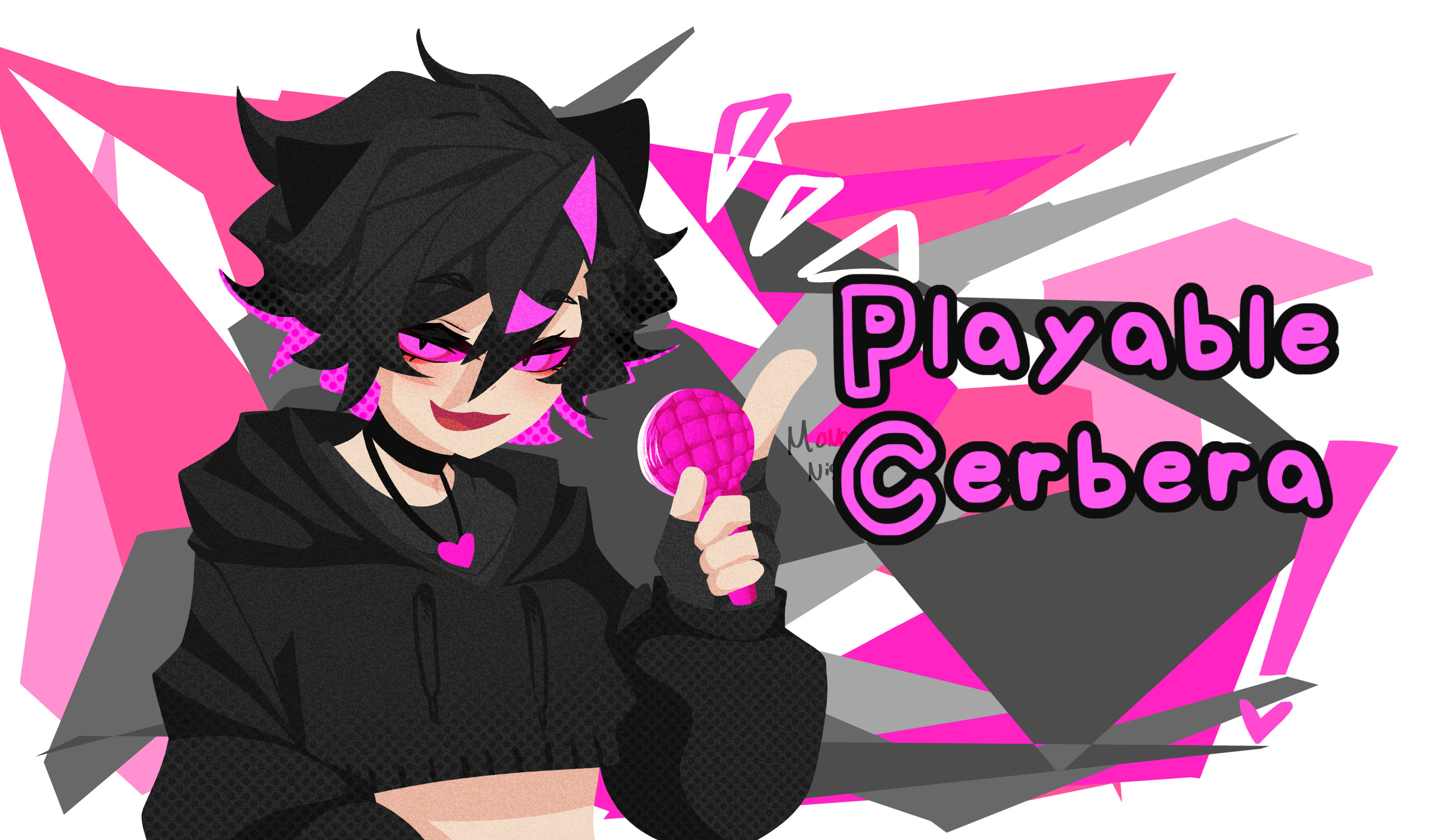 Playable Cerbera + Chromatic Scale Mod for Friday Night Funkin' | FNF Mods