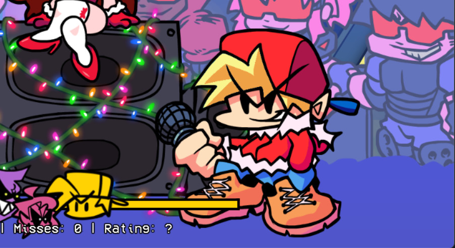 Yellow/Super Saiyan hair BF Mod for Friday Night Funkin' | FNF Mods