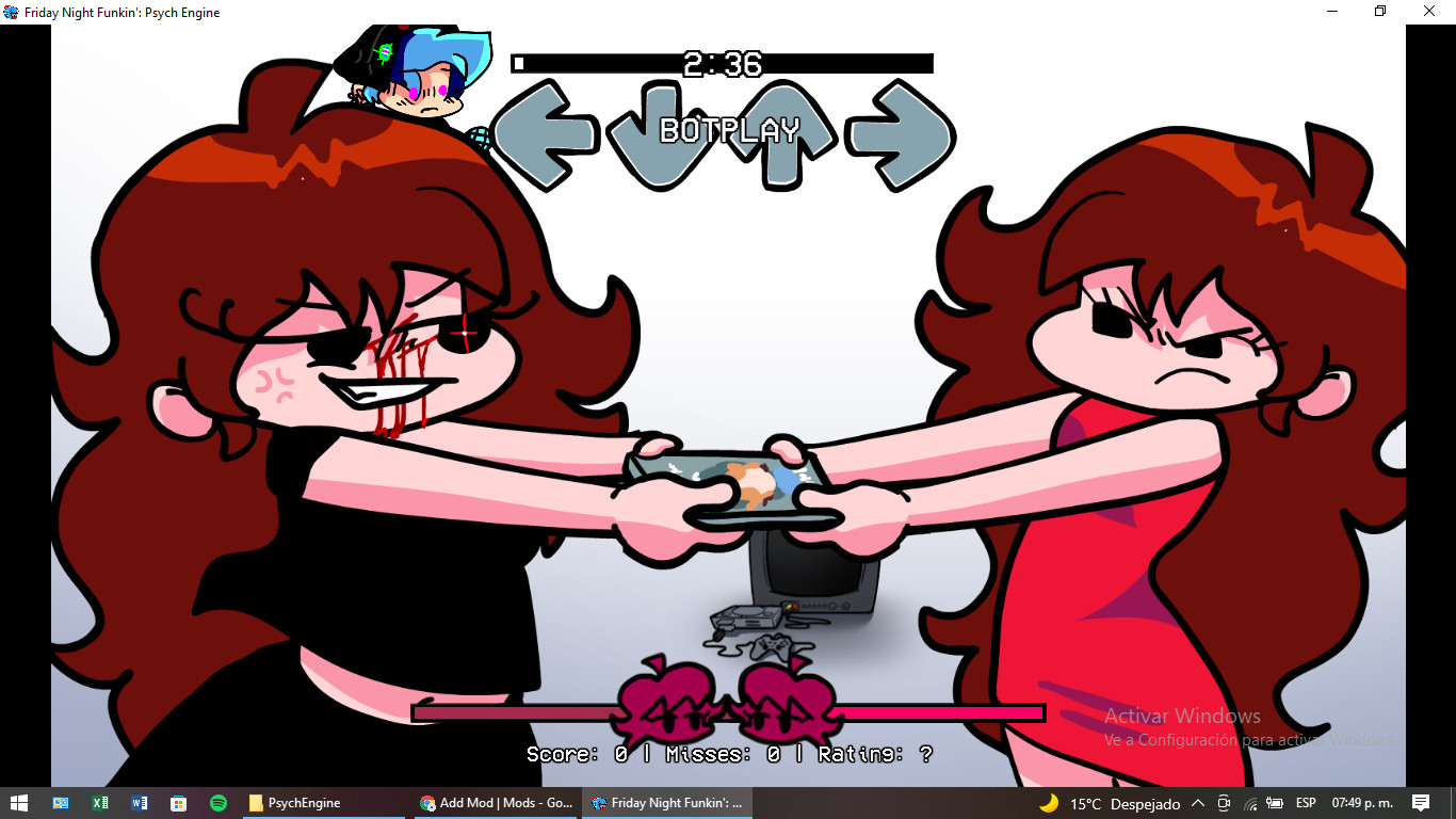 Tug of War but 2 differents GF sings Mod for Friday Night Funkin' | FNF ...