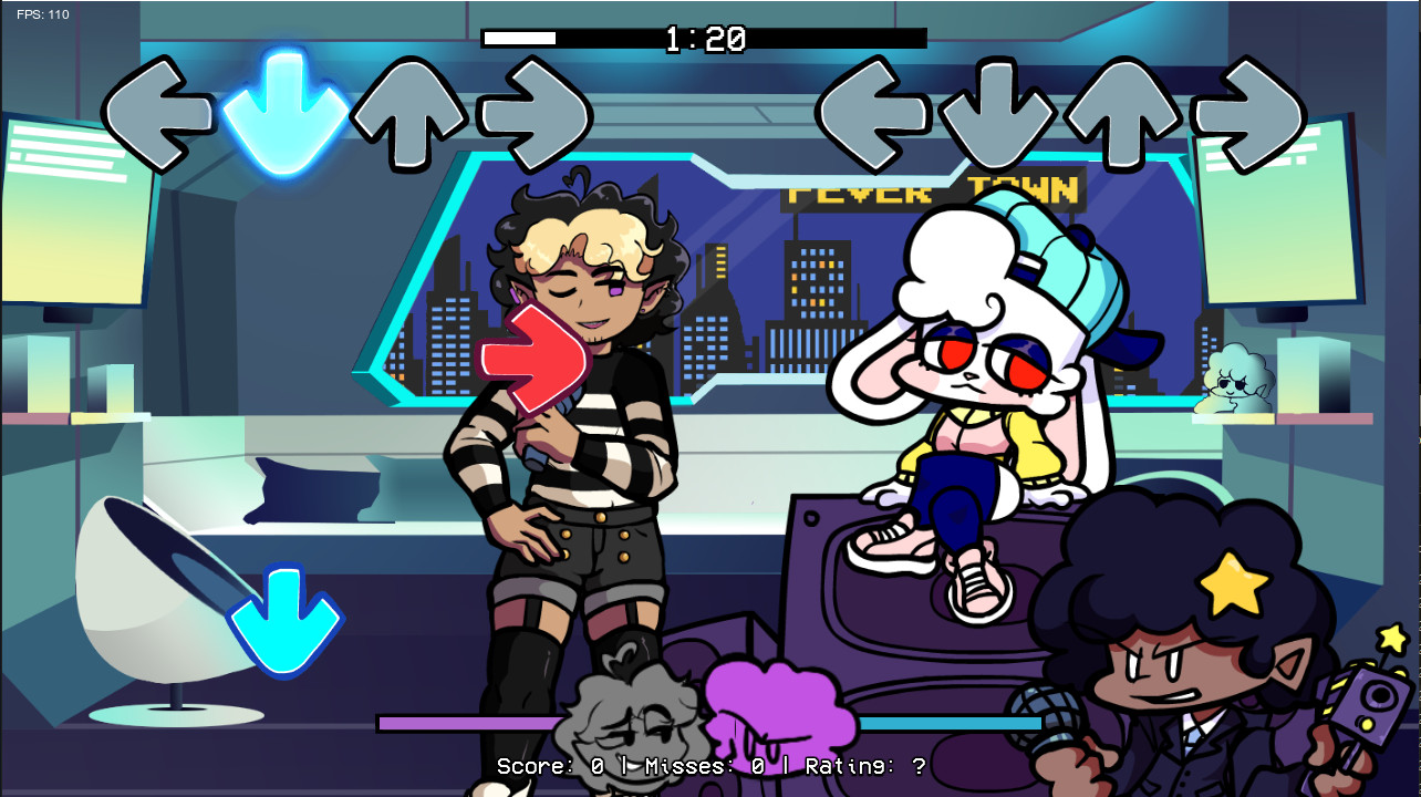 Friday Night Fever Psych Engine Port Mod for Friday Night Funkin' | FNF ...