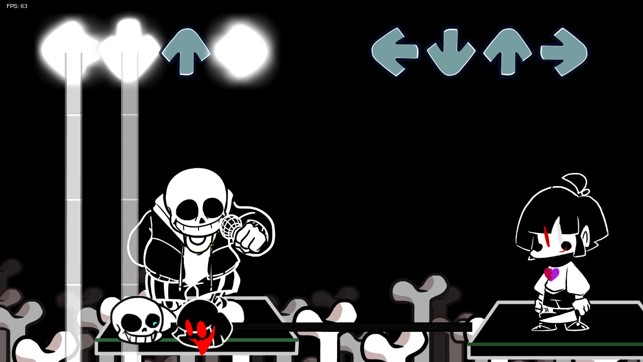 chara pack skin for skeleton bros mod Mod for Friday Night Funkin ...