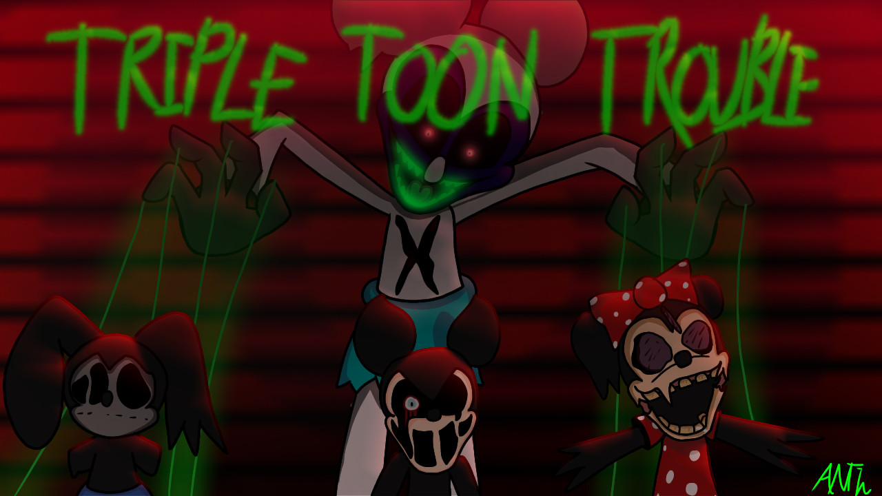 Triple Toon Trouble (FNaTI Triple Trouble Cover) Mod for Friday Night ...