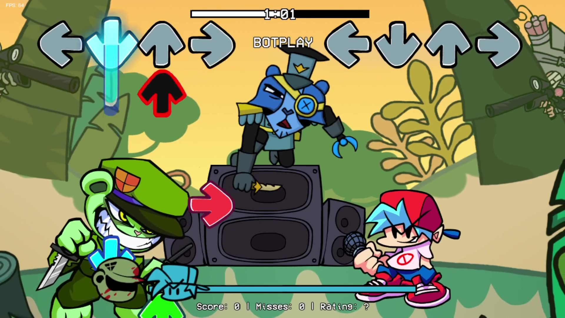 Flipped Out Flippy Sings Accelerant Mod for Friday Night Funkin' | FNF Mods
