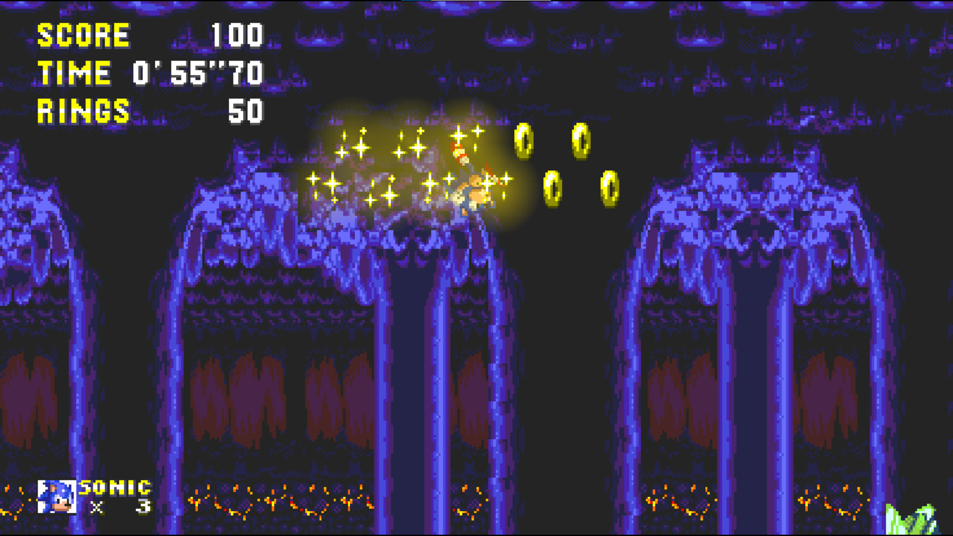 3D in 2D Ring Glow Effect Mod for Sonic 3 A.I.R. | S3AIR Mods