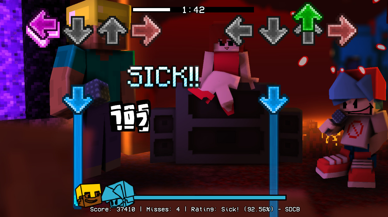 VS Steve WEEK 64 Pigstep Mod for Friday Night Funkin' | FNF Mods