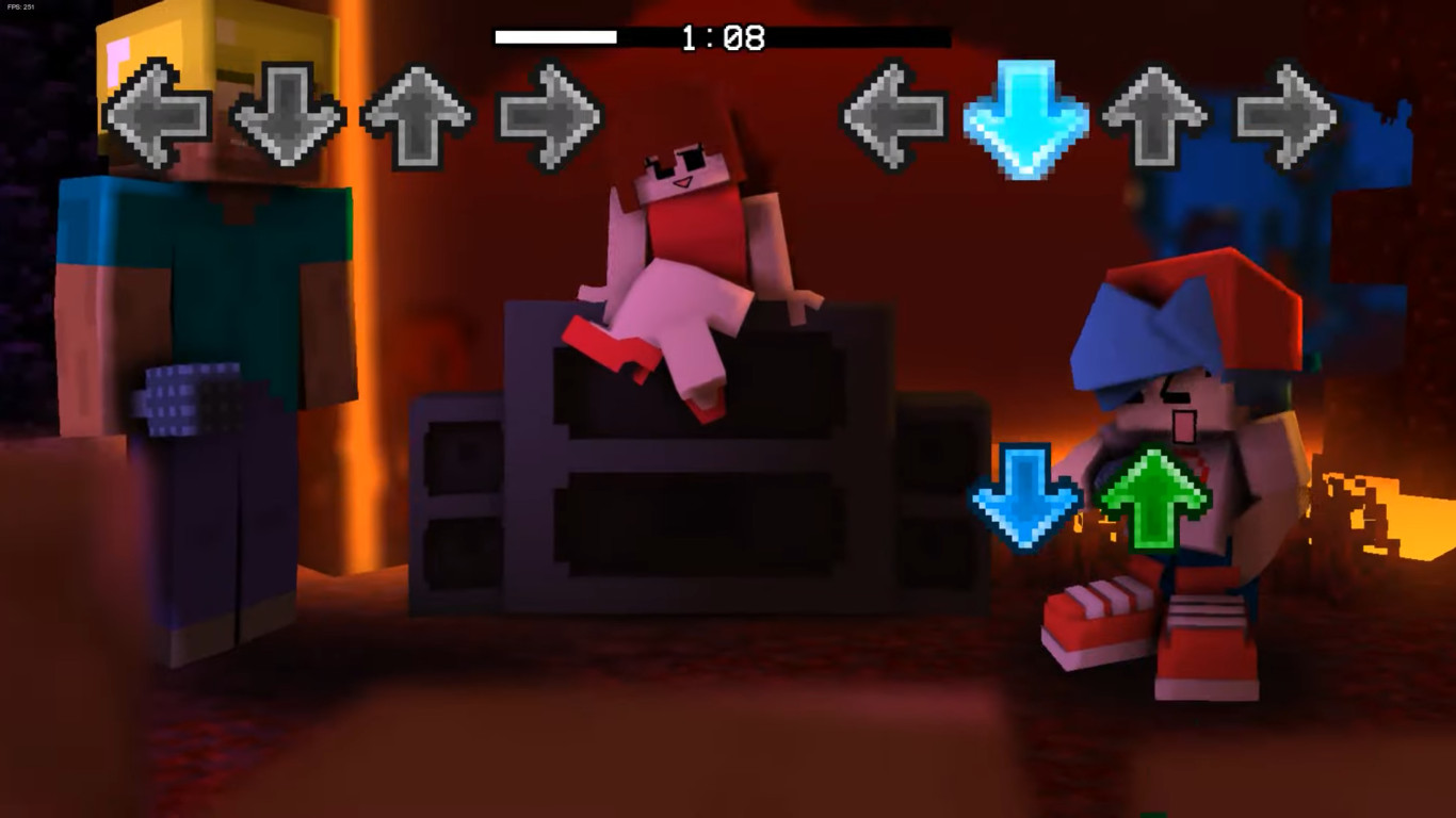 VS Steve WEEK 64 Pigstep Mod for Friday Night Funkin' | FNF Mods