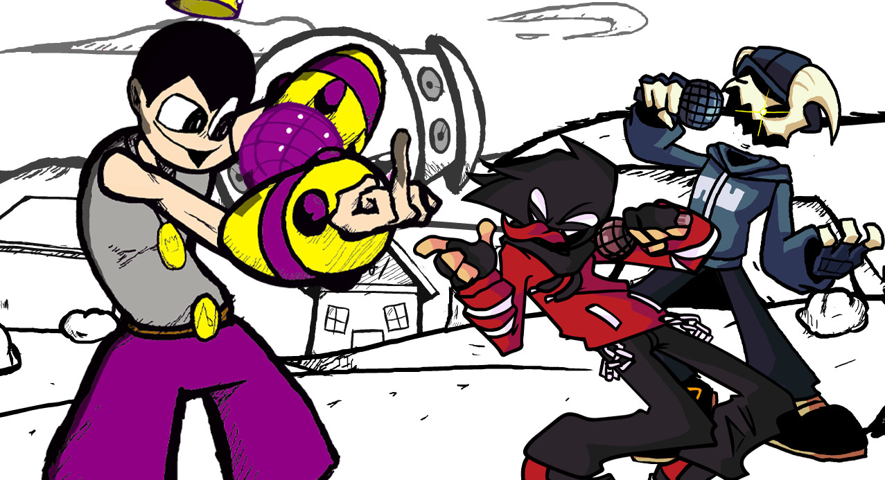 tabi and agoti vs cancer (updated) [Friday Night Funkin'] [Mods]