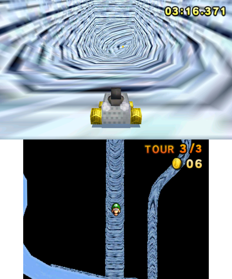 SM64 Cool cool mountain slide Mod for Mario Kart 7 | MK7 Mods