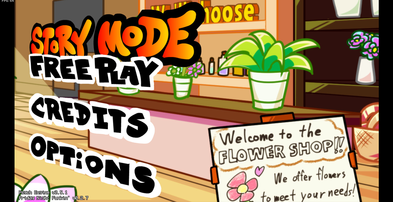 VS. FlowerShop(Flowers For You) Mod for Friday Night Funkin' | FNF Mods