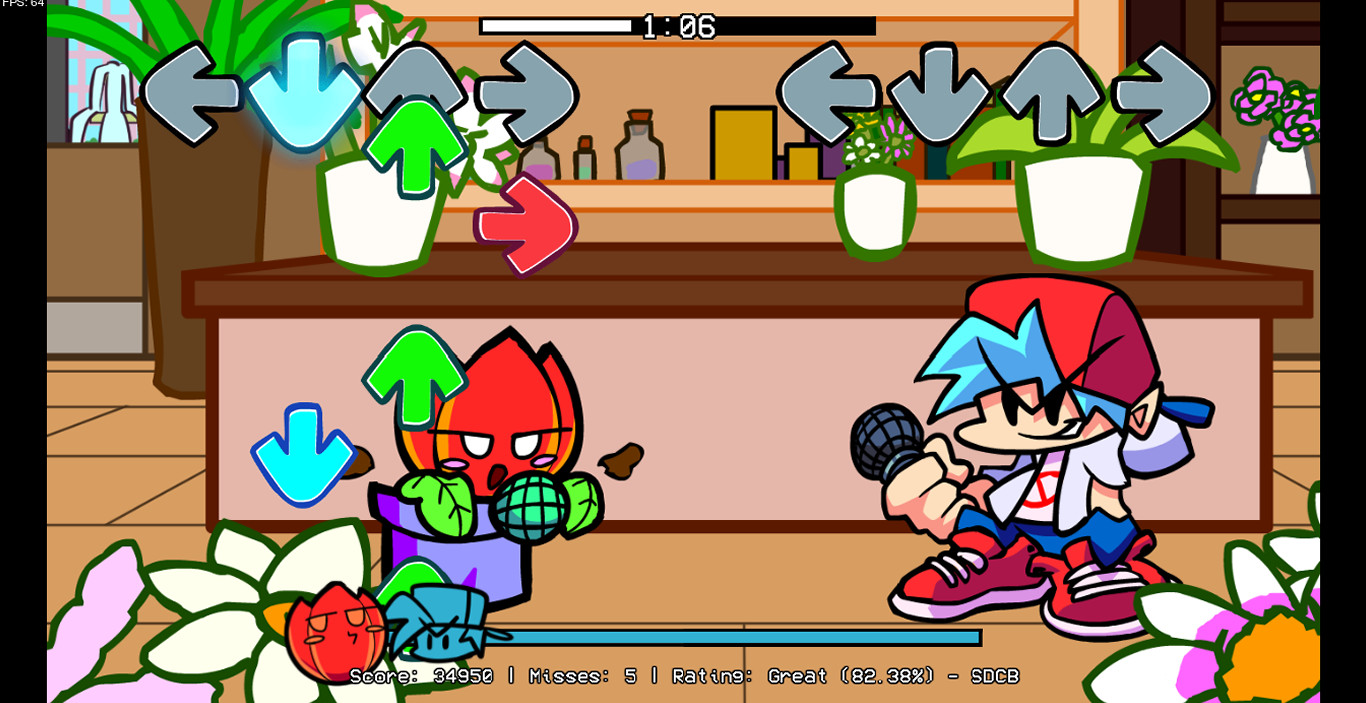 VS. FlowerShop(Flowers For You) Mod for Friday Night Funkin' | FNF Mods