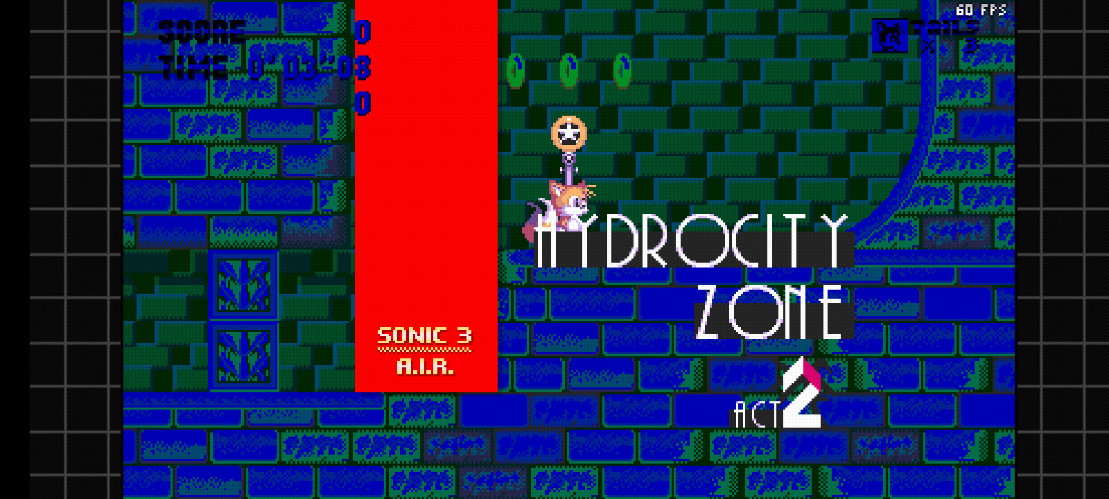 Time Attack Not So Unique Title Card Mod for Sonic 3 A.I.R. | S3AIR Mods