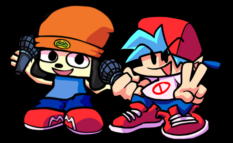 BF And PaRappa Duet Skin! [Friday Night Funkin'] [Mods]