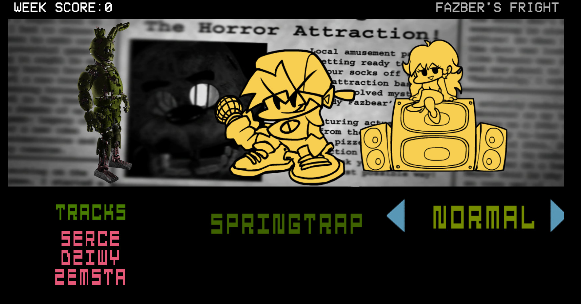 VS Springtrap week 1 Mod for Friday Night Funkin' | FNF Mods