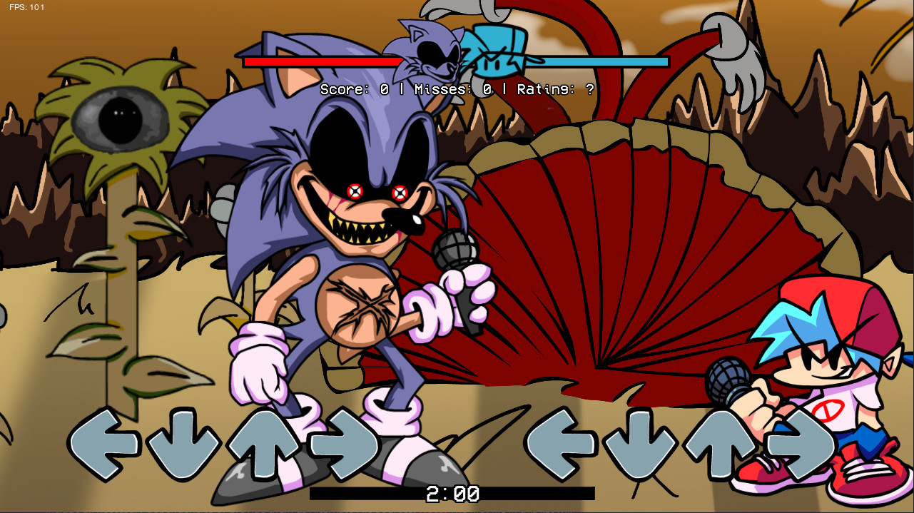 Sonic.EXE Psych Engine Recreation Mod for Friday Night Funkin' | FNF Mods