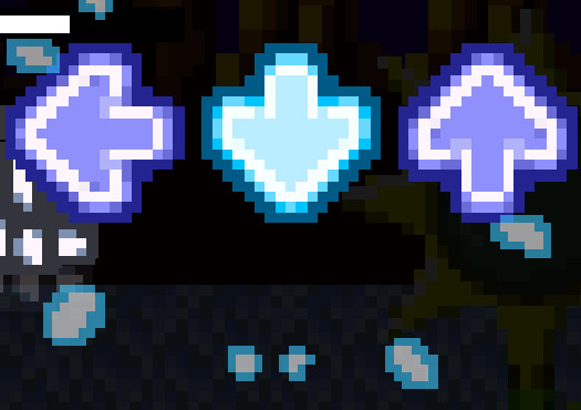 Pixelated Note Splashes! Mod for Friday Night Funkin' | FNF Mods