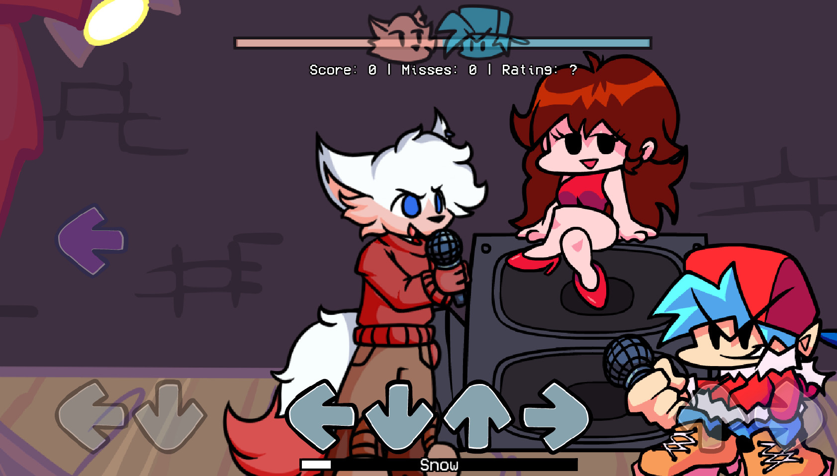 Vs Snow the Fox Demo Psych port [Friday Night Funkin'] [Mods]