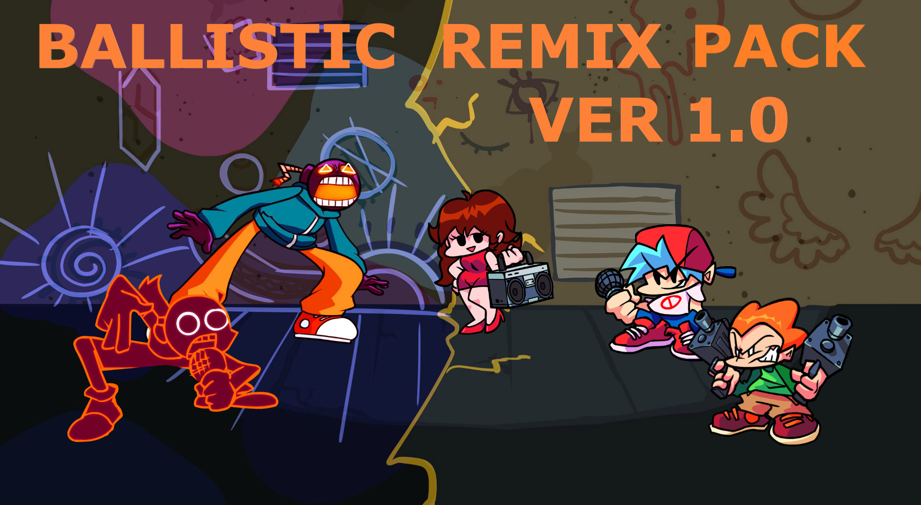 Ballistic Remix pack (v1.0) [Friday Night Funkin'] [Mods]