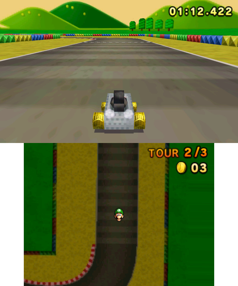 SNES Mario Circuit 1 [Mario Kart 7] [Mods]