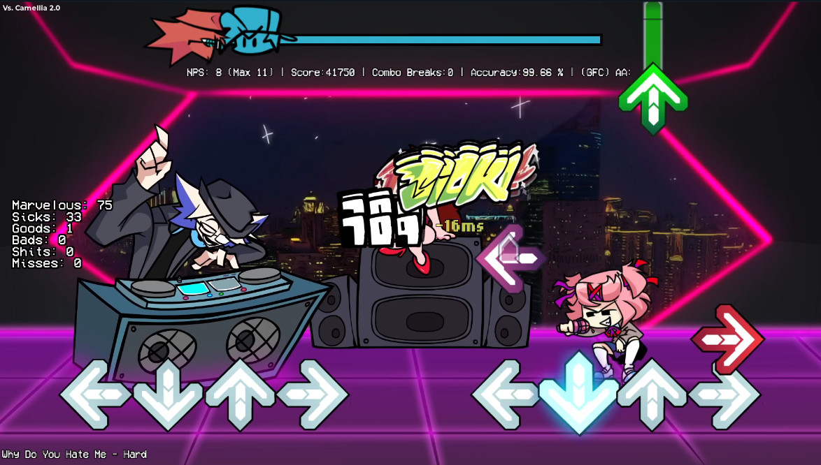 Playable Natsuki Mod for Friday Night Funkin' | FNF Mods