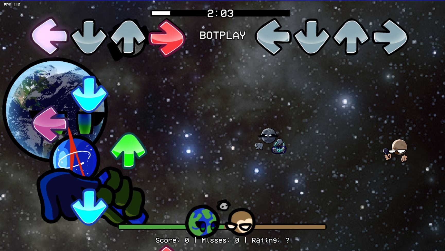 FNF: Pluto's Reprisal (V2) Mod for Friday Night Funkin' | FNF Mods