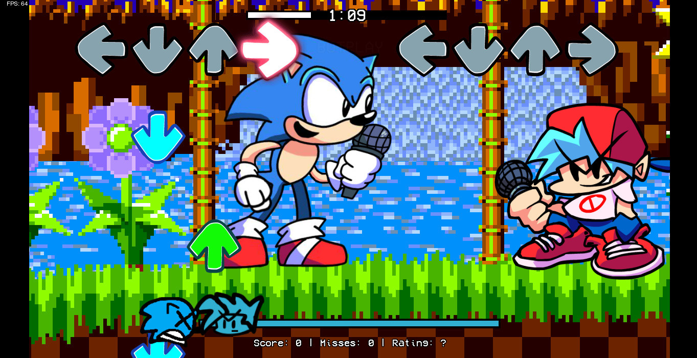 Classic Sonic for Pysch Engine (With JSON) Mod for Friday Night Funkin ...