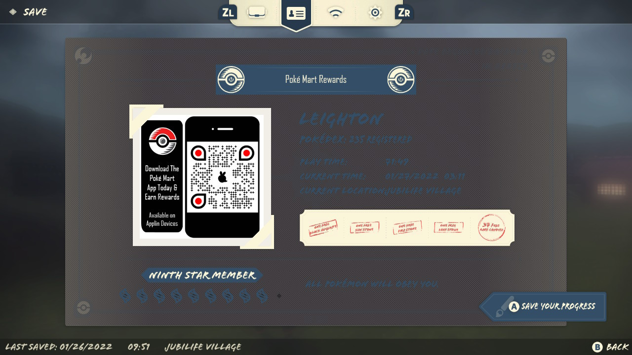 Player ID Card Reskin (Proof of Concept) Mod for Pokémon Legends ...