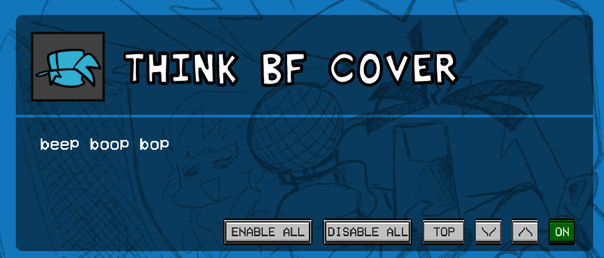 Think BF Cover Mod for Friday Night Funkin' | FNF Mods