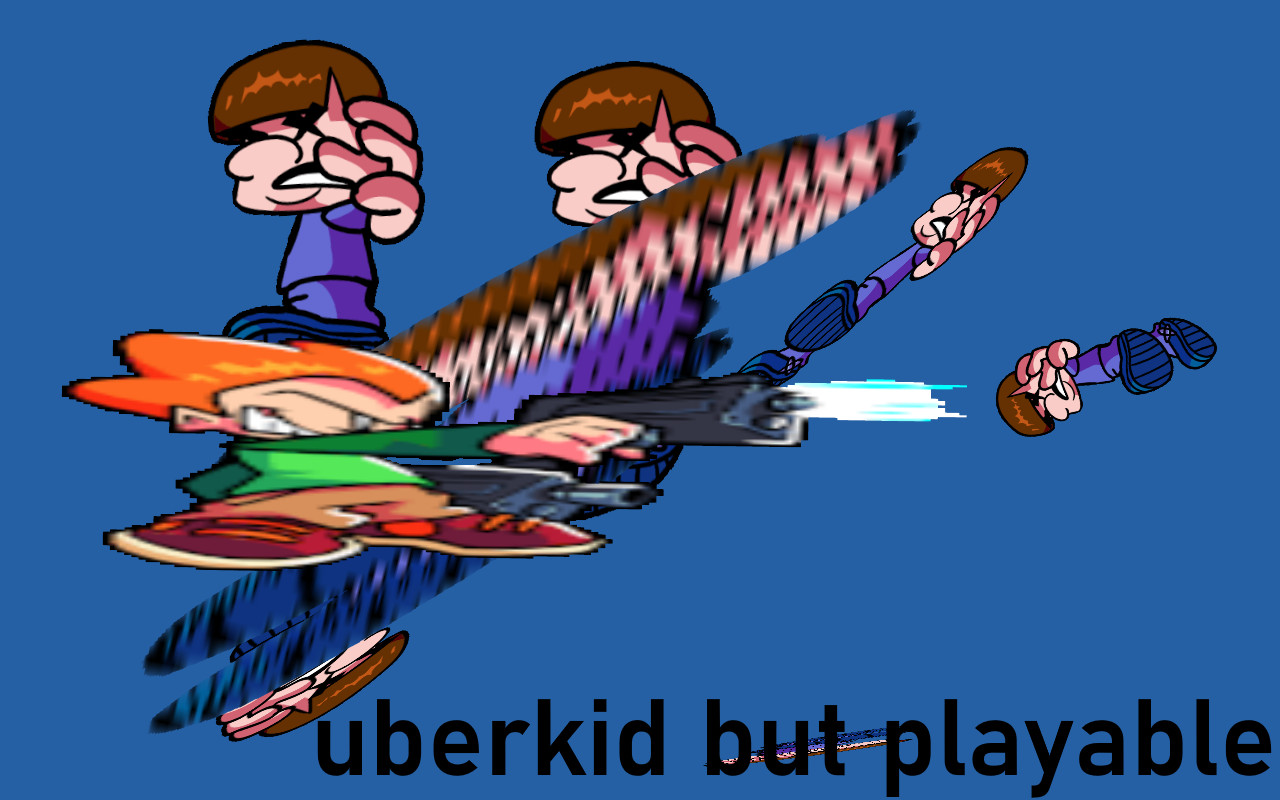 uberkid but playable Mod for Friday Night Funkin' | FNF Mods