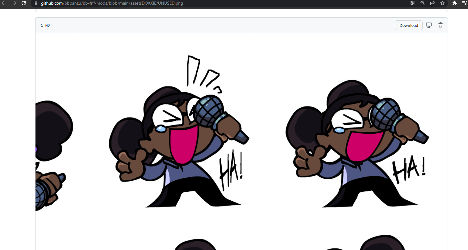 Real Doxxie Sprites Mod for Friday Night Funkin' | FNF Mods