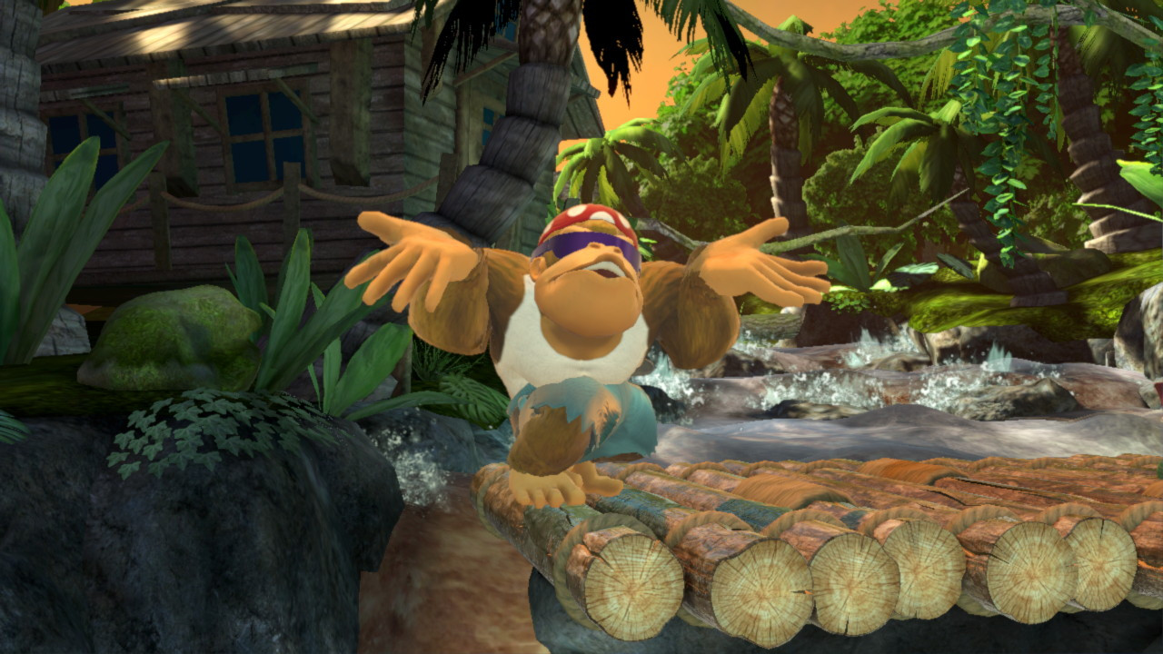 Sunset Kongo Falls Mod for Super Smash Bros. Ultimate | SSBU Mods