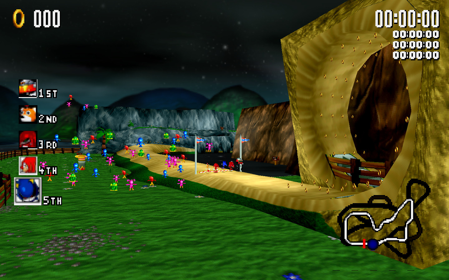 SA1 Dreamcast Character Textures Mod for Sonic R | SR Mods