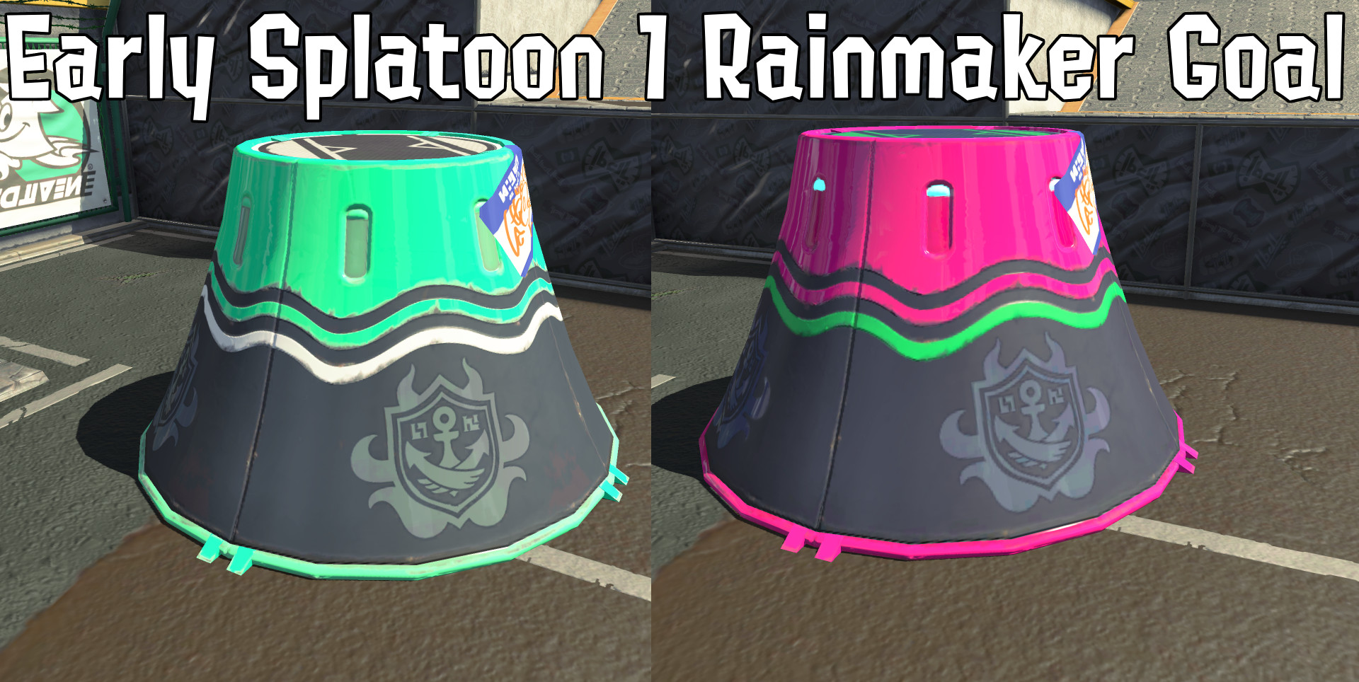 Early Splatoon 1 Rainmaker Goal [Splatoon 2] [Mods]