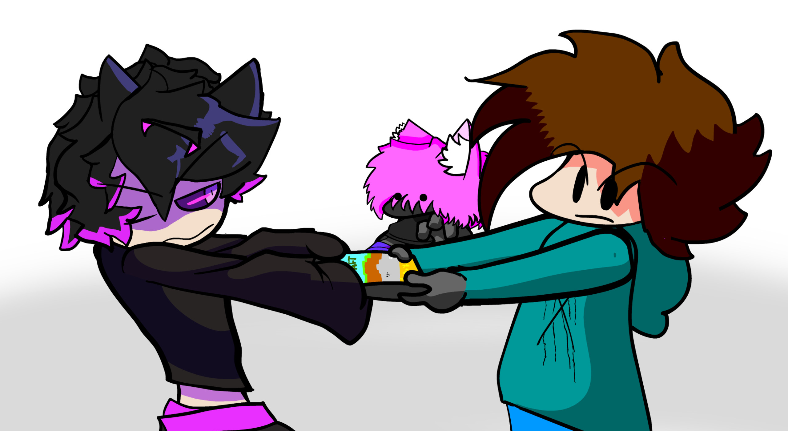 Tug o war but Dinus and Cerbera sing it [Friday Night Funkin'] [Mods]