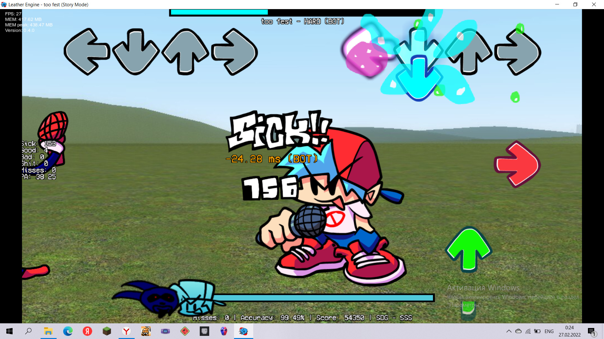 Vs Sonic Exe Too Fest Leather Engine Port [friday Night Funkin] [mods]