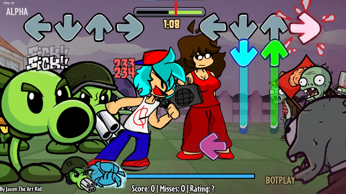 Bad Bash, But Boyfriend is Against the Zombies Mod for Friday Night ...