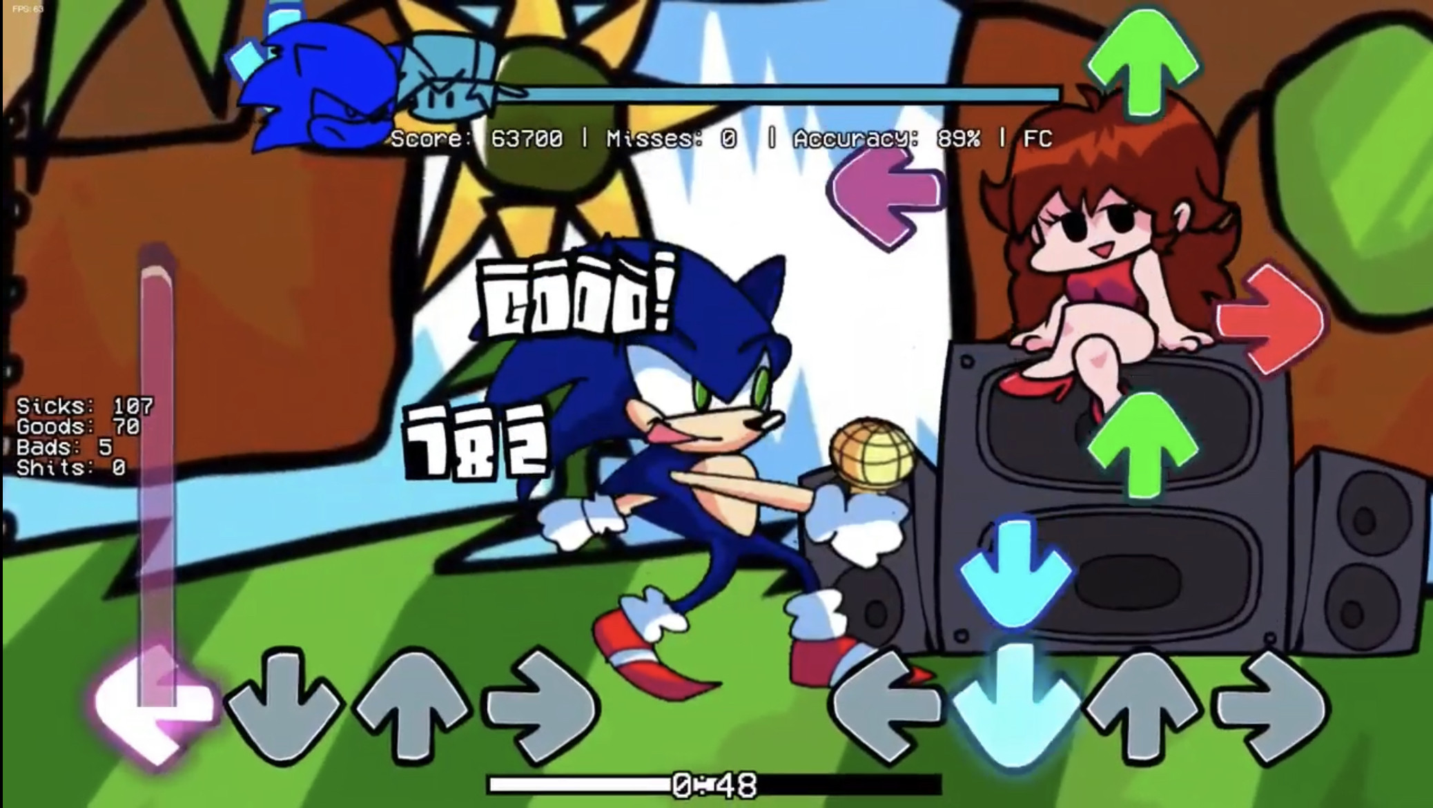 Friday Night Funkin':Vs Sonic (Demo) [Friday Night Funkin'] [Mods]