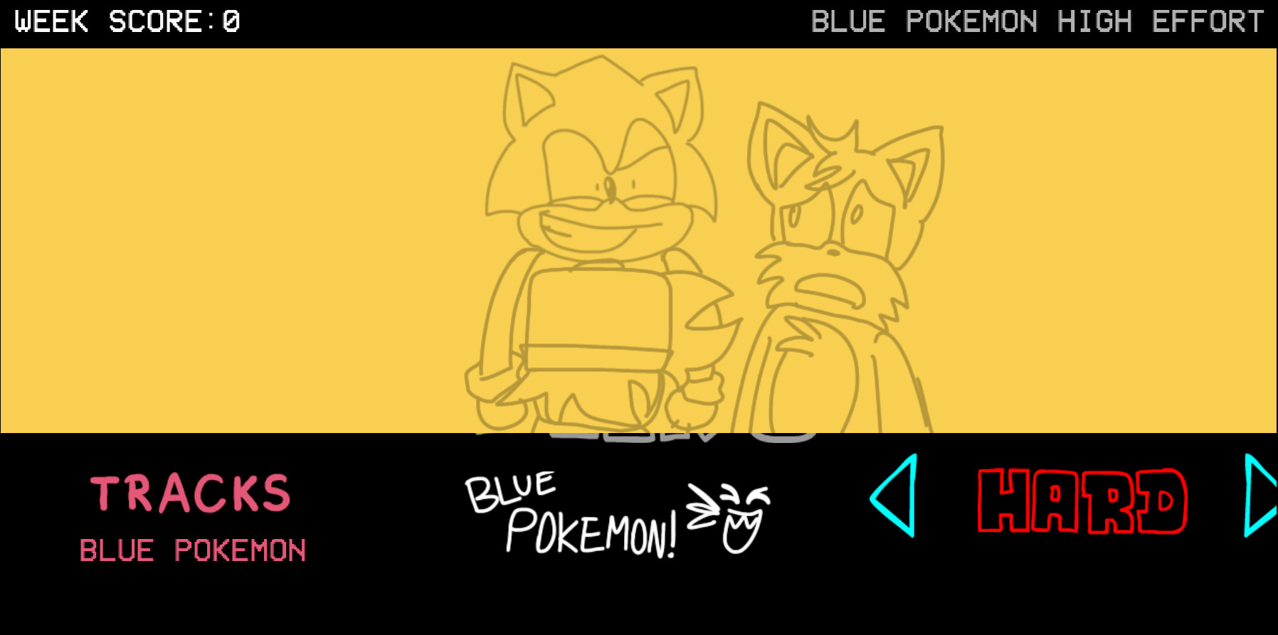 Blue Pokemon High Effort [Friday Night Funkin'] [Mods]