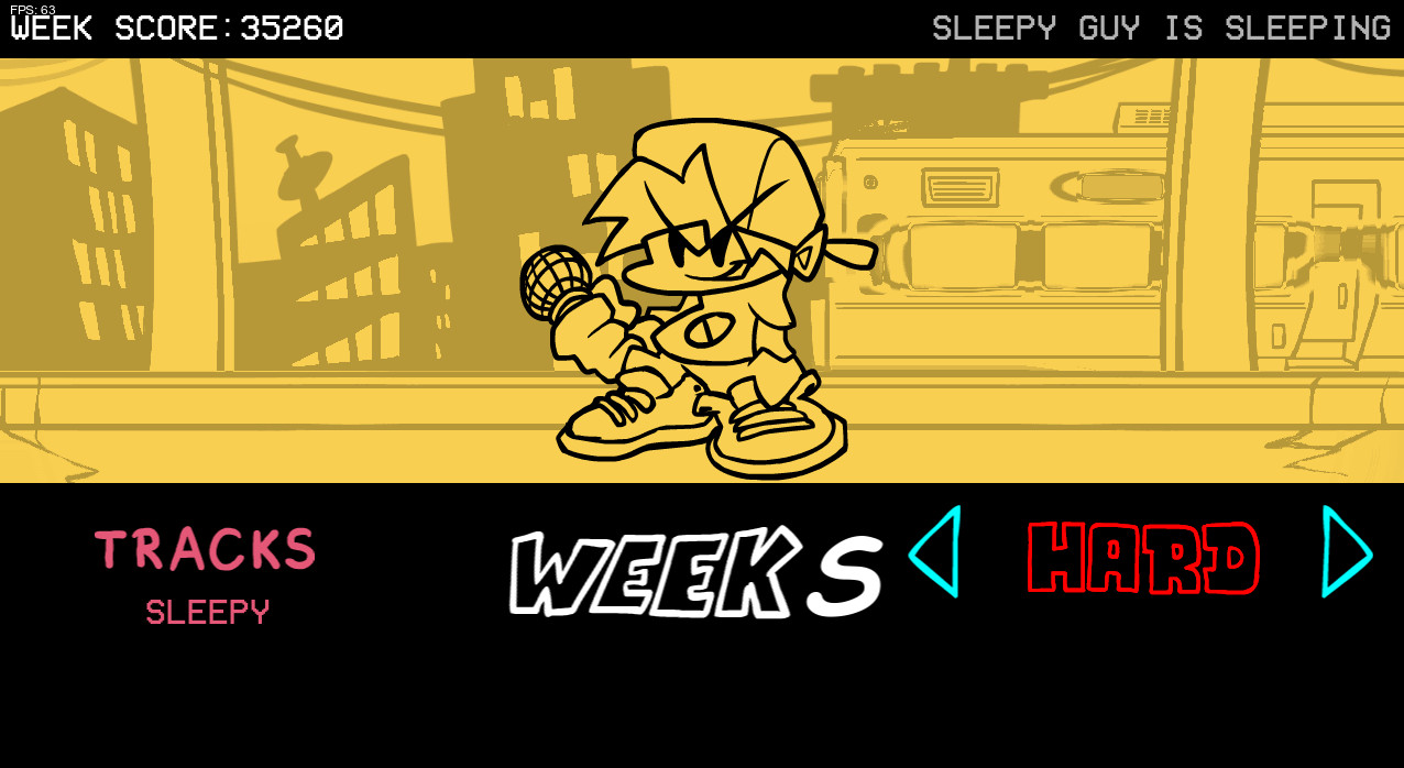 VS SLEEPY GUY Mod for Friday Night Funkin' | FNF Mods