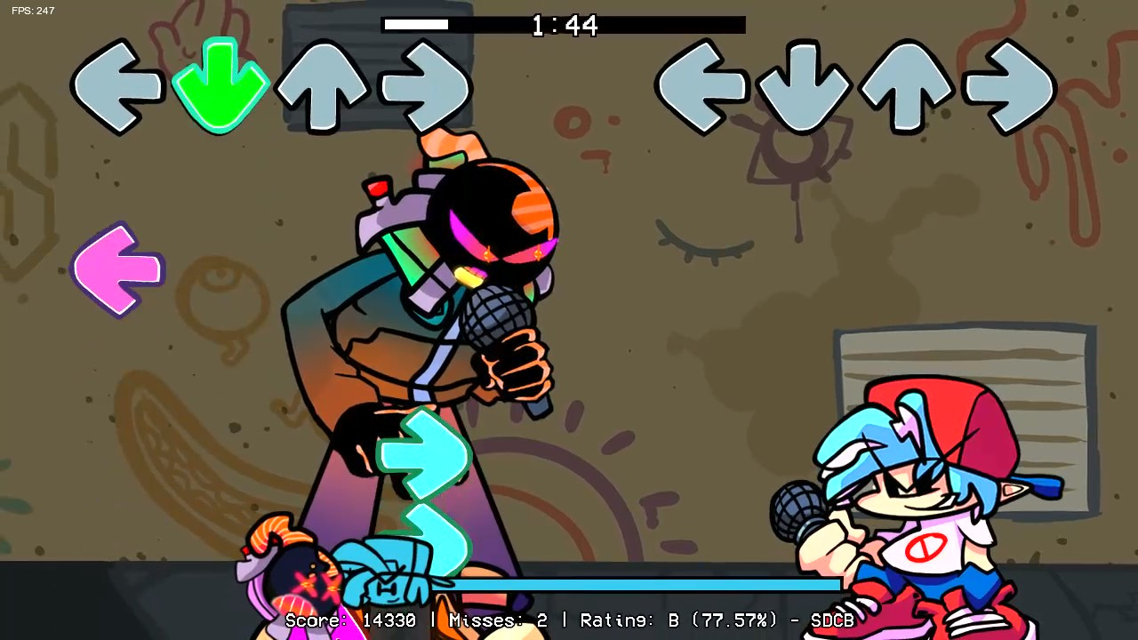 Vs Whitty definitive edition--Splatoon skin [Friday Night Funkin'] [Mods]