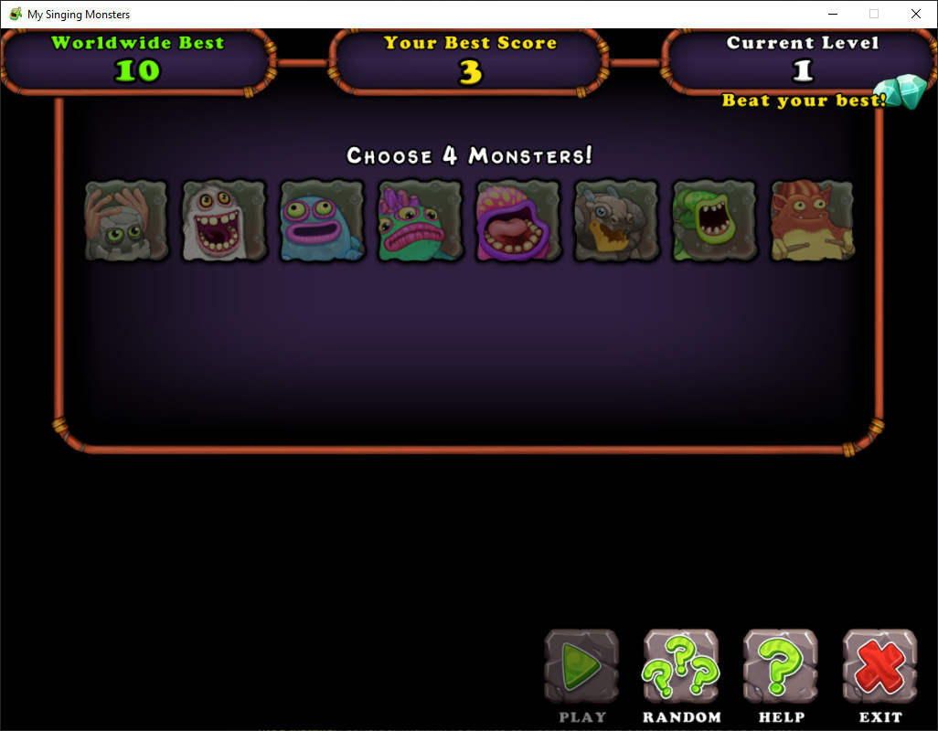 Old Memory Game restoration Mod for My Singing Monsters | MSM Mods